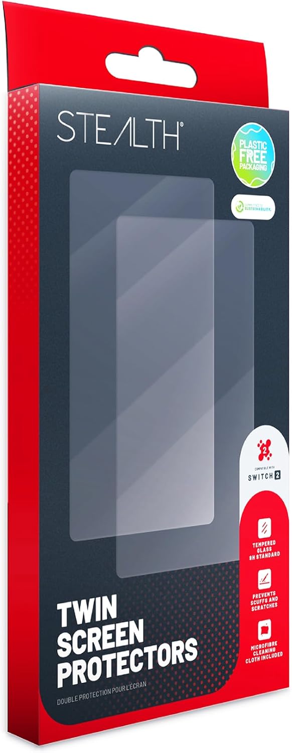 Nintendo Switch 2 Steatlh Screen Protectors (Twin Pack) – Dream Consoles